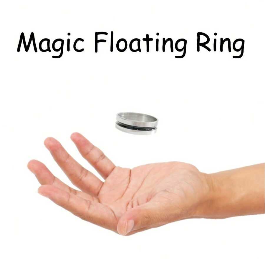 1 Set Of Magic Levitation Rings With Invisible Wire And Wax, Magic ...