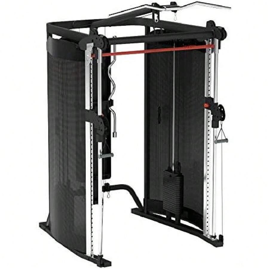 Fitness Home Gym Functional Trainer With Selectorized Smith Bar ...