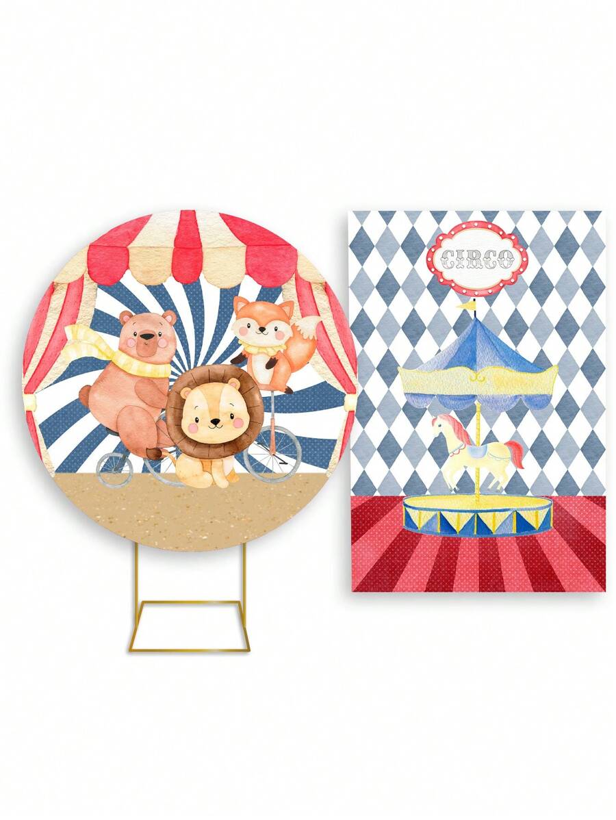 VIA CORES Round Party Panel 1.50x1.50 + Vertical Panel 1.50x2.20 ...