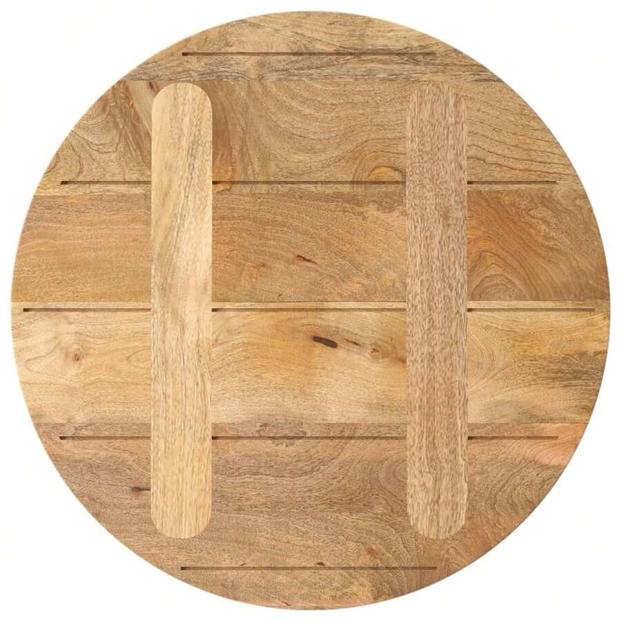 Round Solid Wood Table Top 60x2.5 Cm Ideal For Rustic Decor And Craft ...
