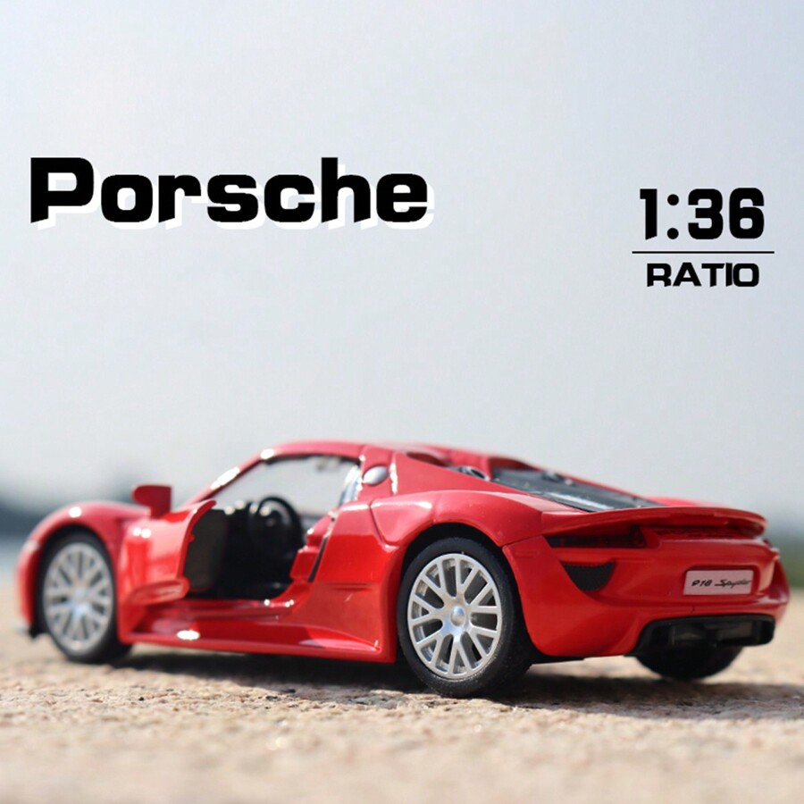 Makeda 1/36 Scale Porsche 918 Spyde Diecast Model Cars,Pull Back ...