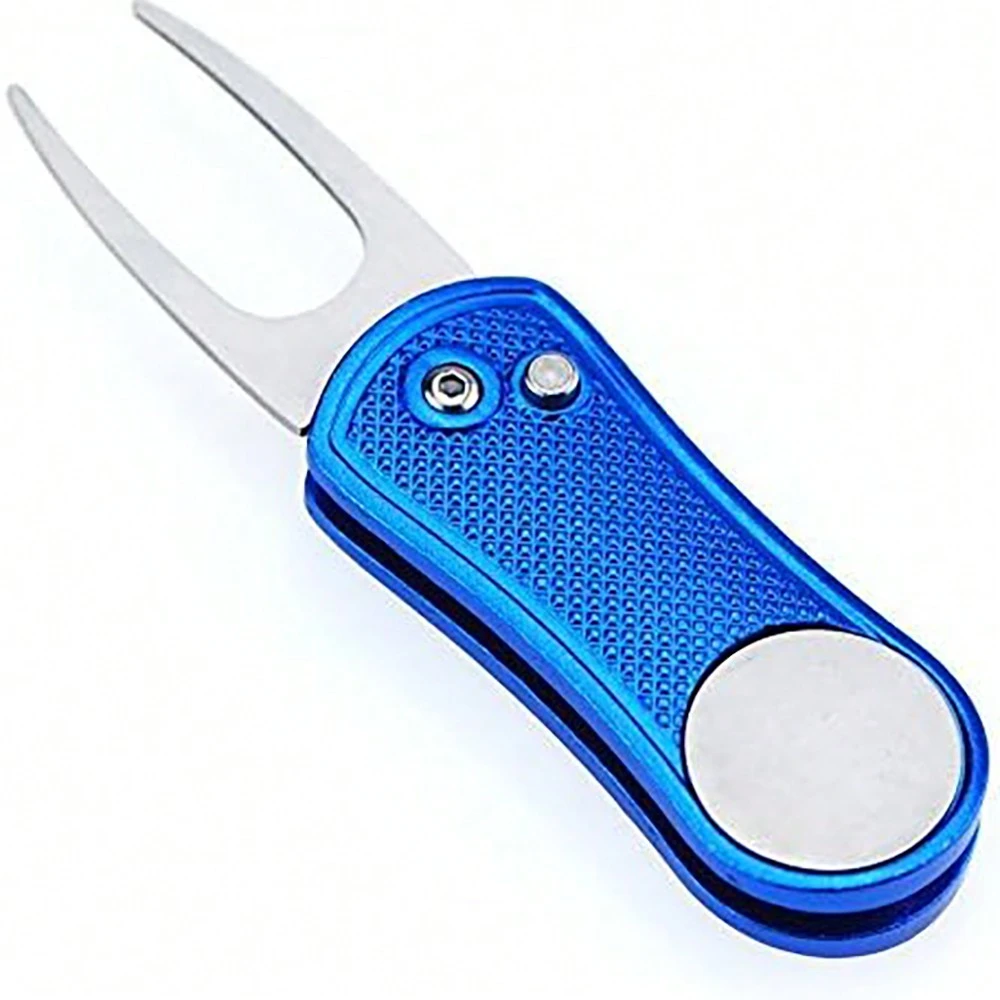 Golf Divot Repair Tool, All Metal Foldable Divot Tool With Pop-Up ...