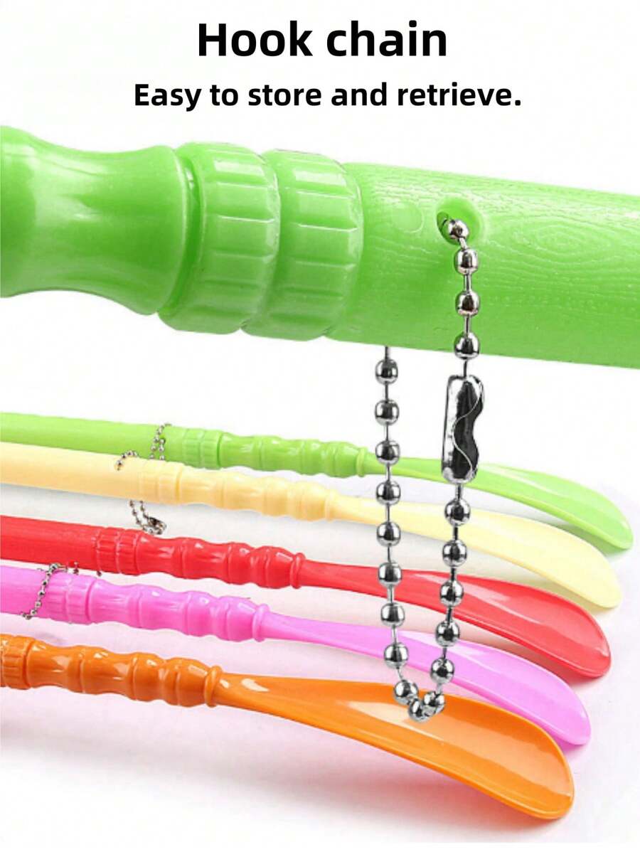 1/5pcs Colorful Shoe Horns, Multiple Colors, Comfortable Shoe Helper ...