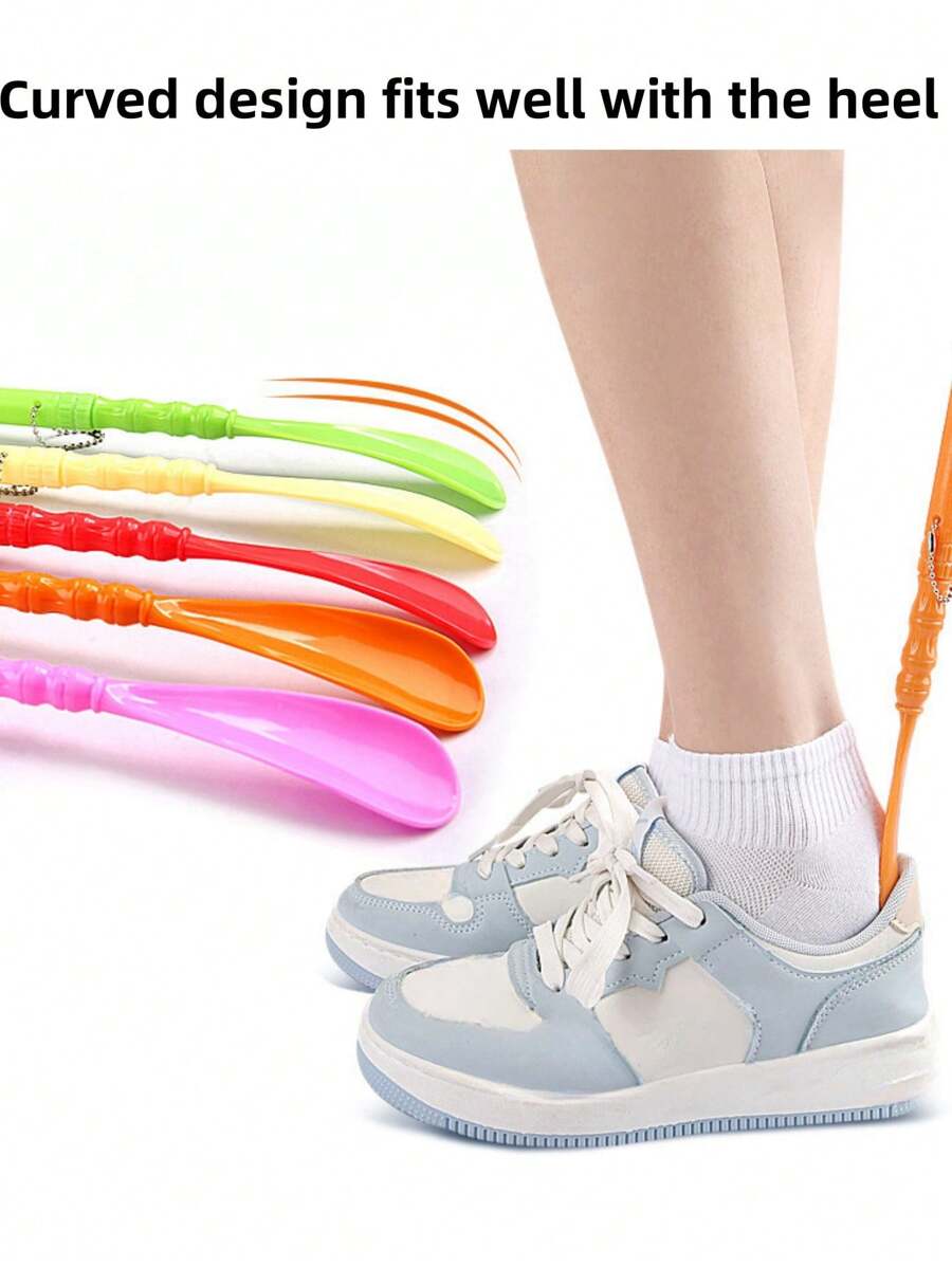 1/5pcs Colorful Shoe Horns, Multiple Colors, Comfortable Shoe Helper ...
