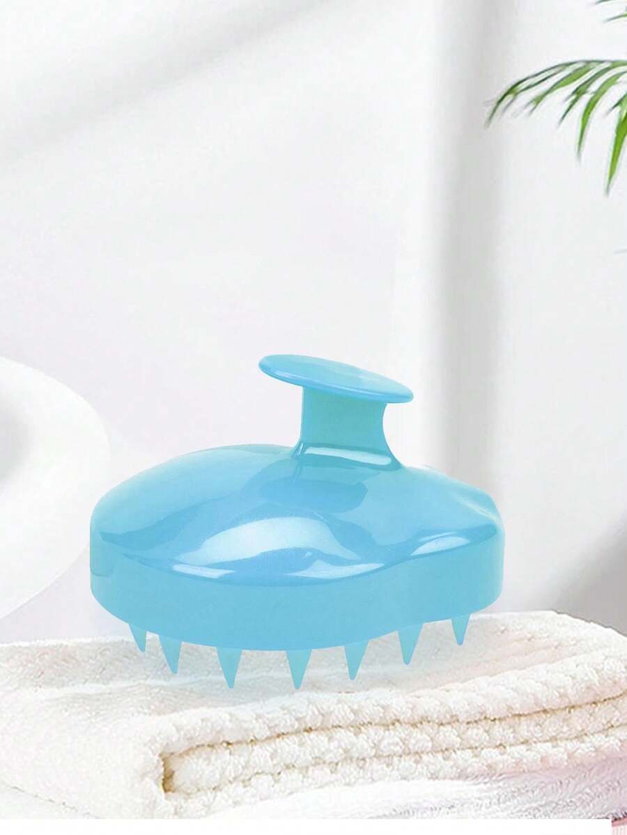 Hair Scalp Massager Shampoo Brush With Soft Silicone Bristles For Scalp ...