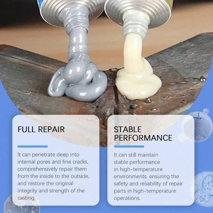 AB Glue, Metal Cast Filling Adhesive Crack Leakage Repair Fast Drying ...