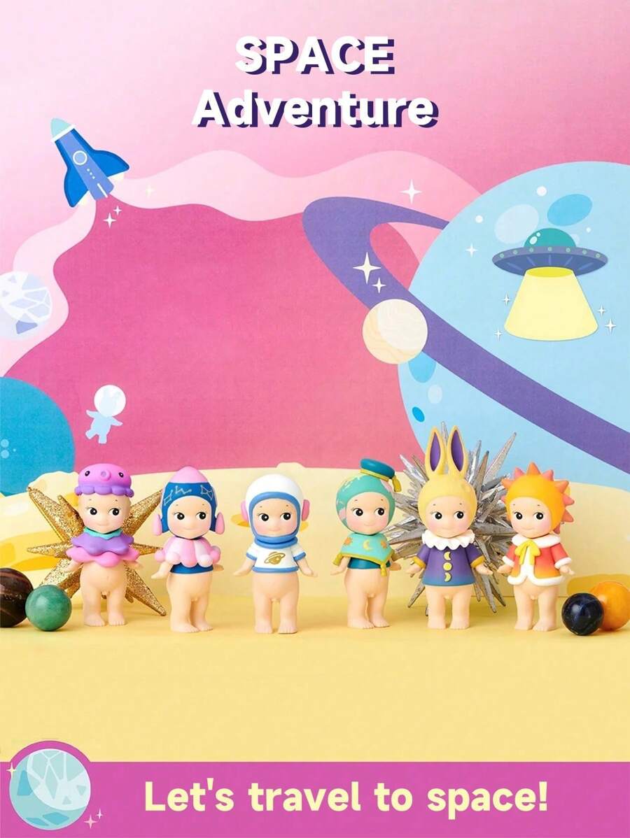 SONNY ANGEL 1 Random Style Cosmic Style Doll, Astronaut/Rocket/Alien ...