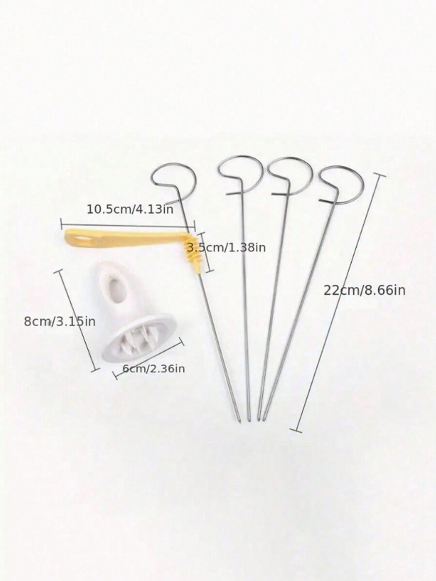 6pcs Whirlwind Potato Slicer Manual Spiral Potato Slicer Rotating