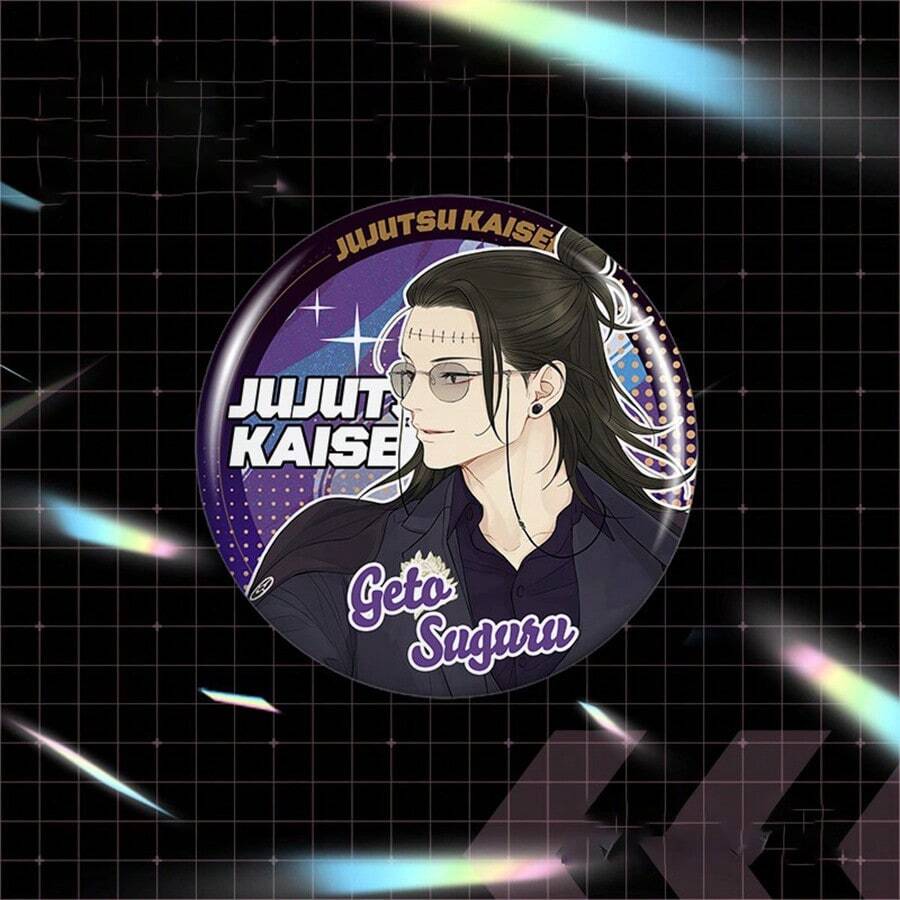 Jujutsu Kaisen 1pc PET Holographic Emblem, 75mm Badge, Gojo Satoru ...