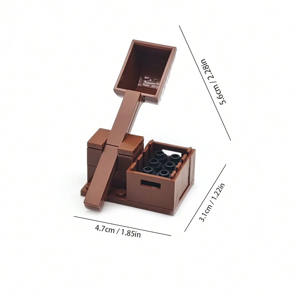 MOC Medieval Ancient Weapon Building Blocks Set Trebuchet Catapult ...