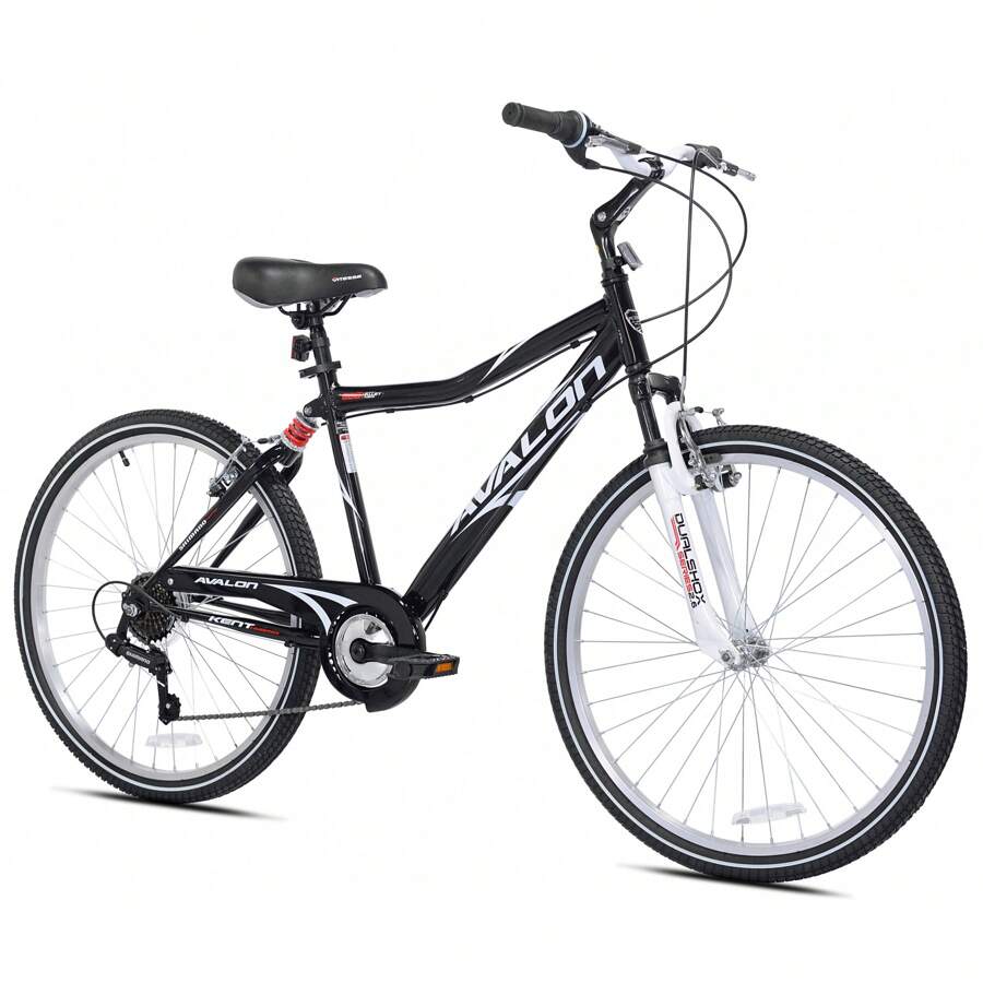 Kent Bicycle 26 In. Avalon Comfort Men's Bike With Full Suspension ...