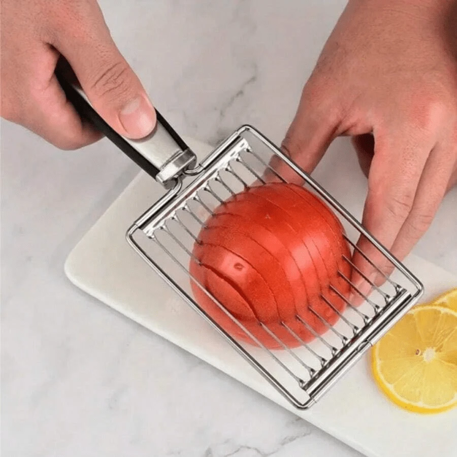 Fatiador de Tomate e Carne para Almoço em Aço Inoxidável - Uma ...