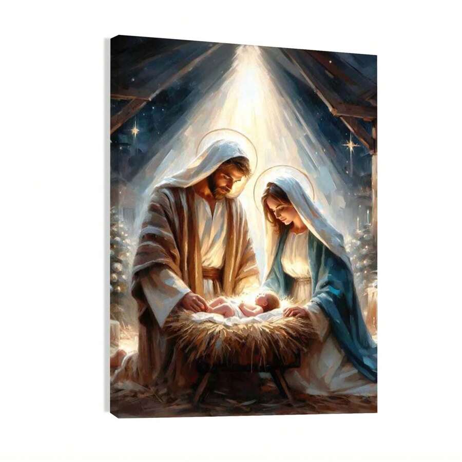 Jesus Is Born, Christian Painting, Christian Art, Jesus Wall Art, LDS ...