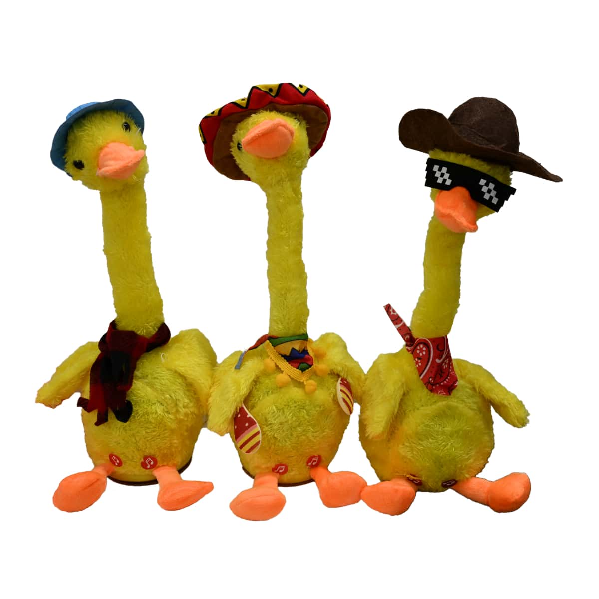 Muñeco Musical Pollo Bailarín con Disfraz (1 Pieza al azar) (Recargable ...