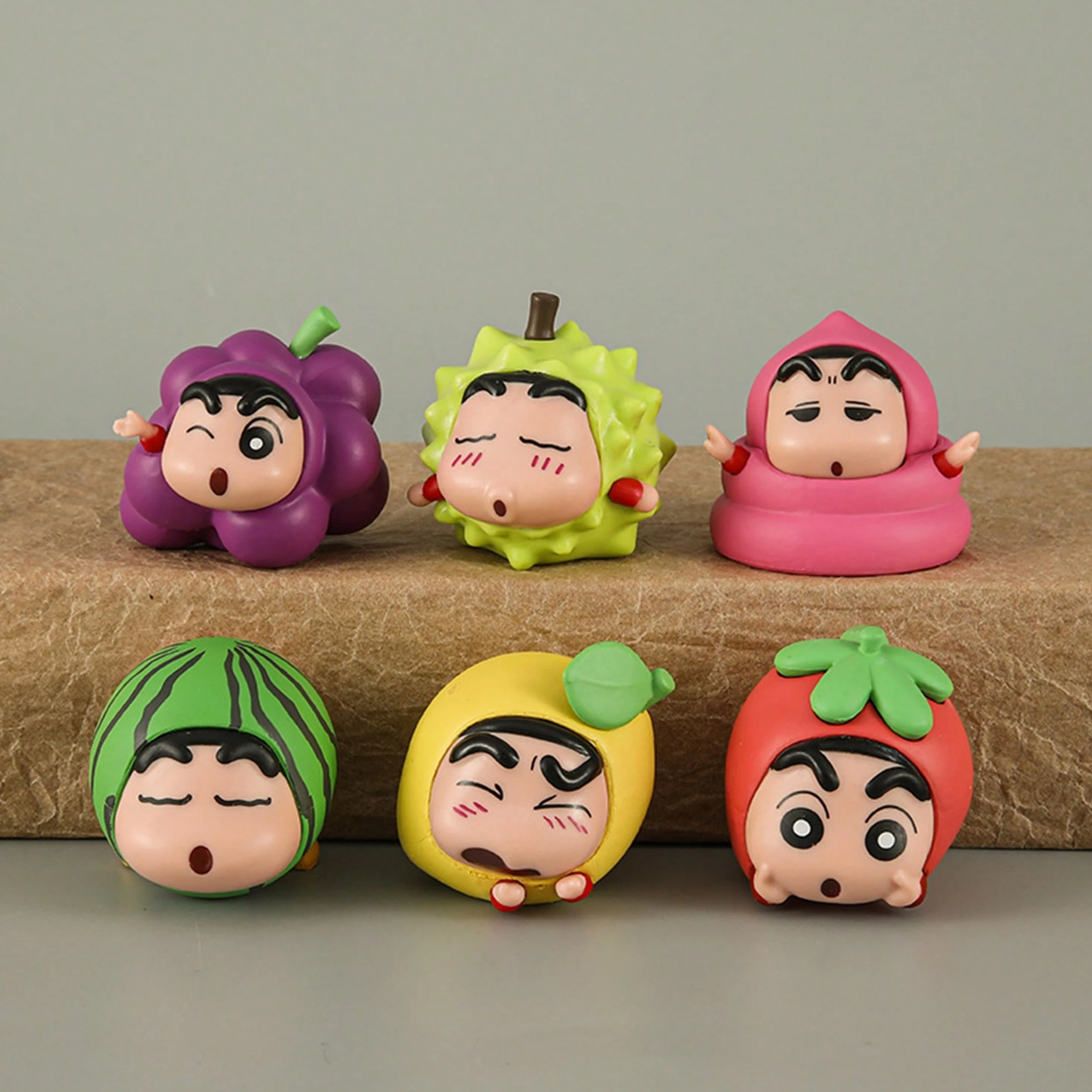 CRAYON SHINCHAN Crayon Shin Chan 6 Fruit Shin Chan Handmade Anime ...