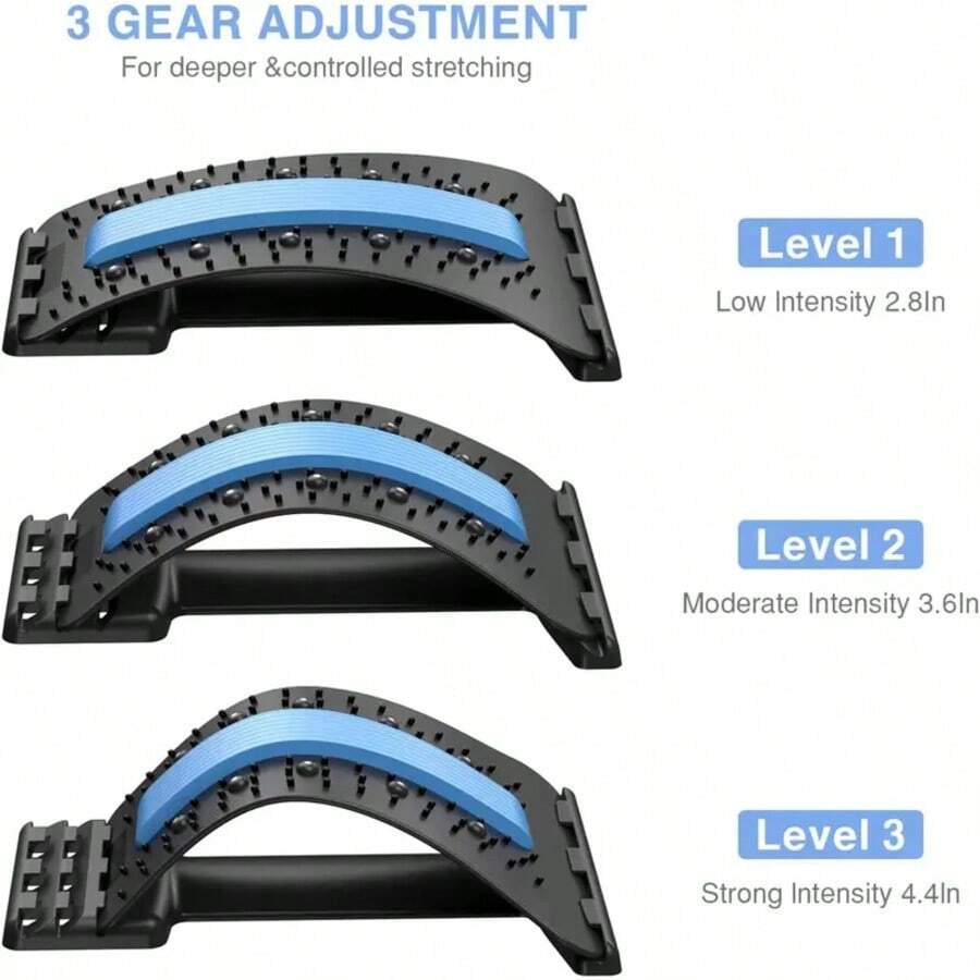 Back Stretcher For Back Pain Relief, Multi-Level Back Board, Lower And ...