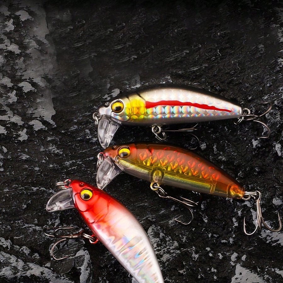 Slow Sinking Minnow Lures For Saltwater Fishing, Suitable For Pike ...