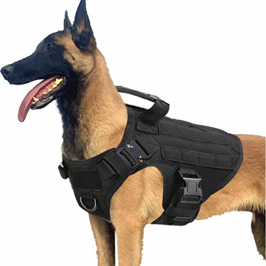 K9 Tactical Military Vest Pet German Shepherd Golden Retriever Tactical ...