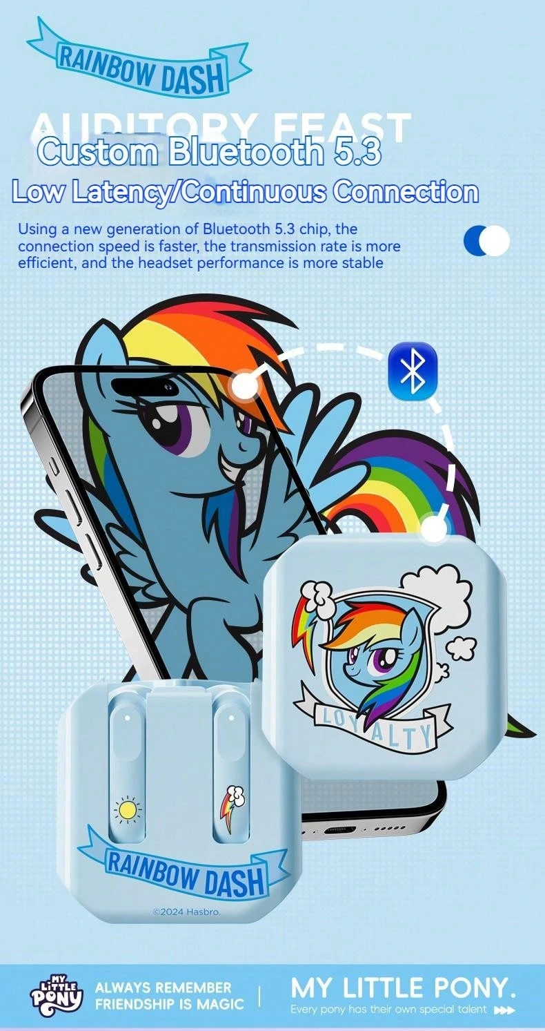 MY LITTLE PONY My Little Pony Academy Series True Wireless Semi-Ear ...