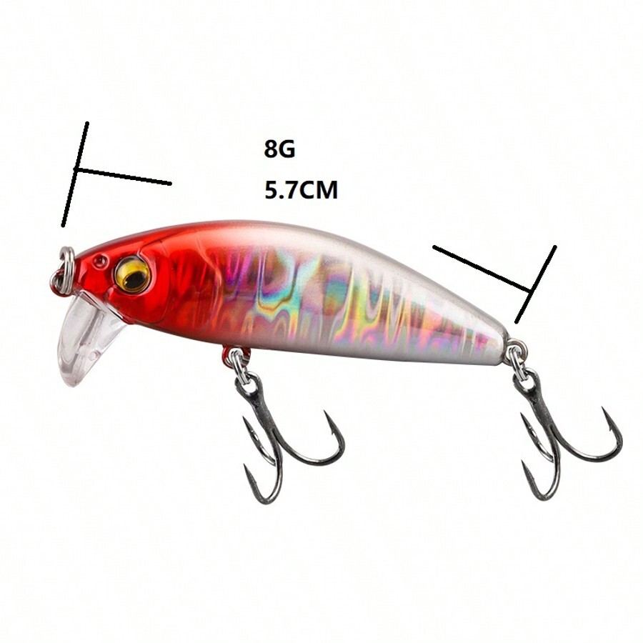 Slow Sinking Minnow Lures For Saltwater Fishing, Suitable For Pike ...