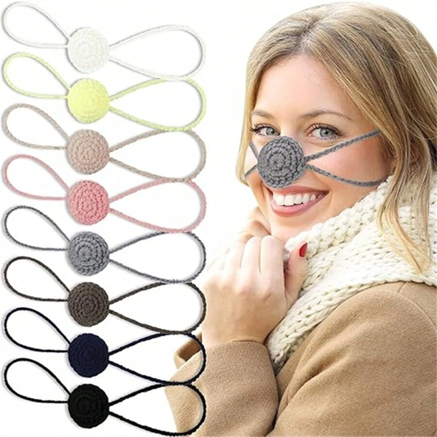 Knitted Warm Nose Cover, Soft And Comfortable Cold Weather Protection ...