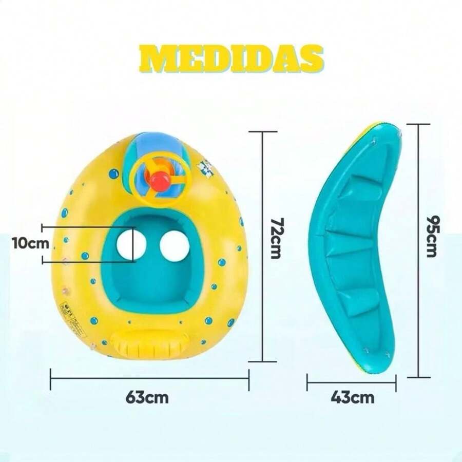 Inflatable Diaper Boat Float With Steering Wheel | شي إن