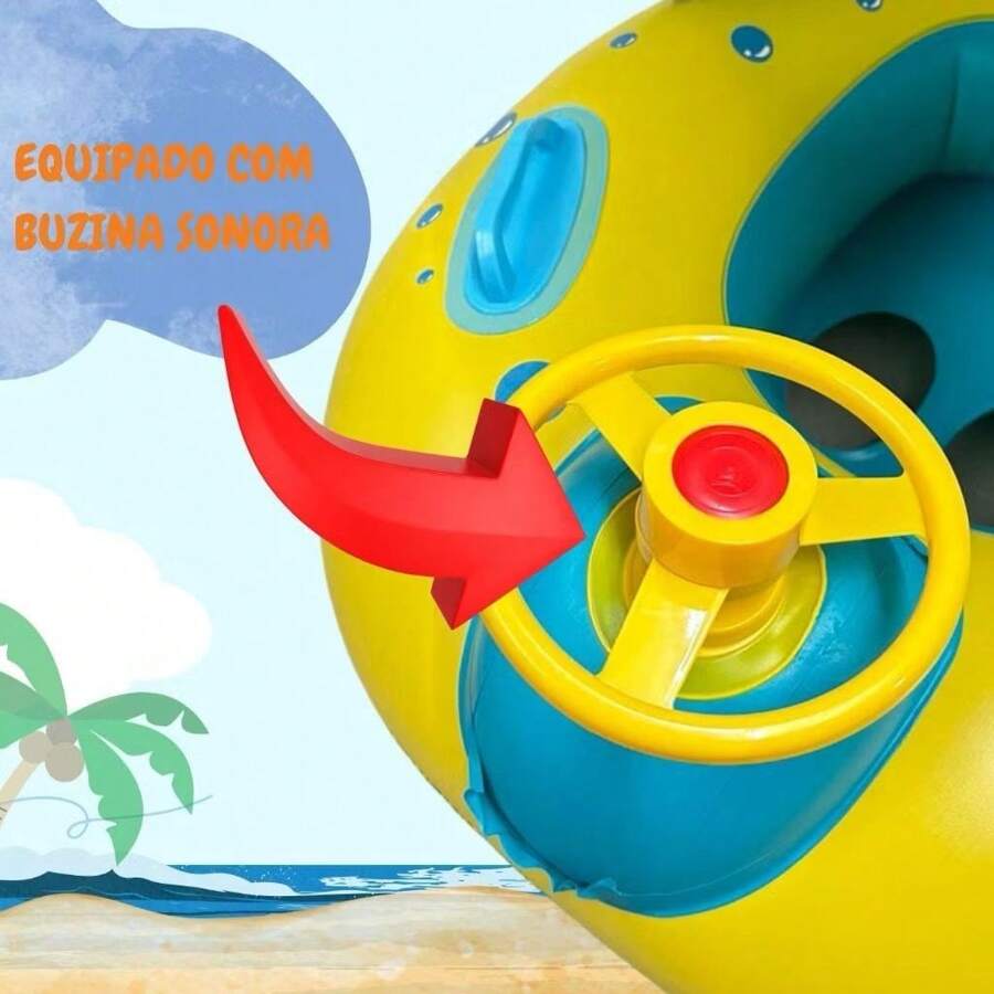 Inflatable Diaper Boat Float With Steering Wheel | شي إن