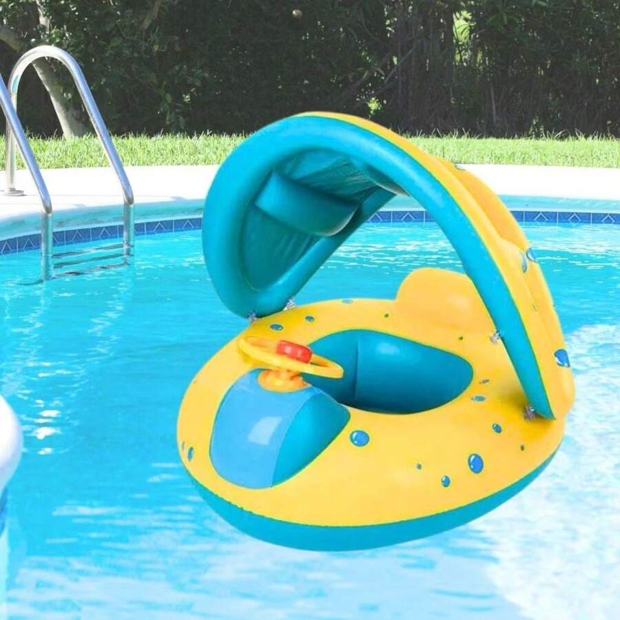 Inflatable Diaper Boat Float With Steering Wheel | شي إن