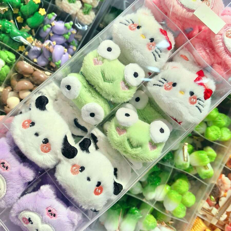 Sanrio Cute Sanrio Meileti KT Cat Frog Pacha Dog Kuromi Cartoon Plush ...