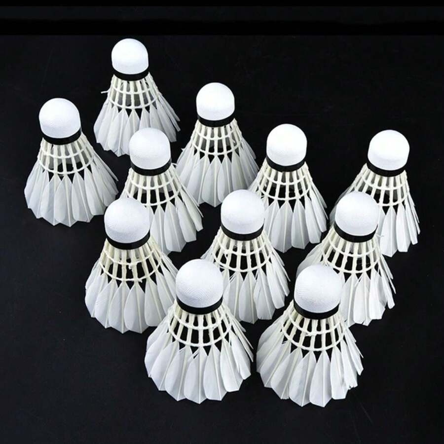 3/6/12Pcs Professional Badminton Shuttlecock White Badminton ...