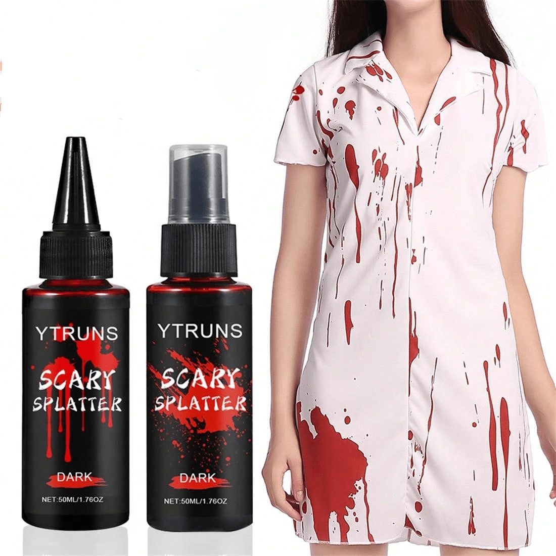 Realistic Fake Blood Capsules, Simulated Edible Serum, Zombie Makeup ...