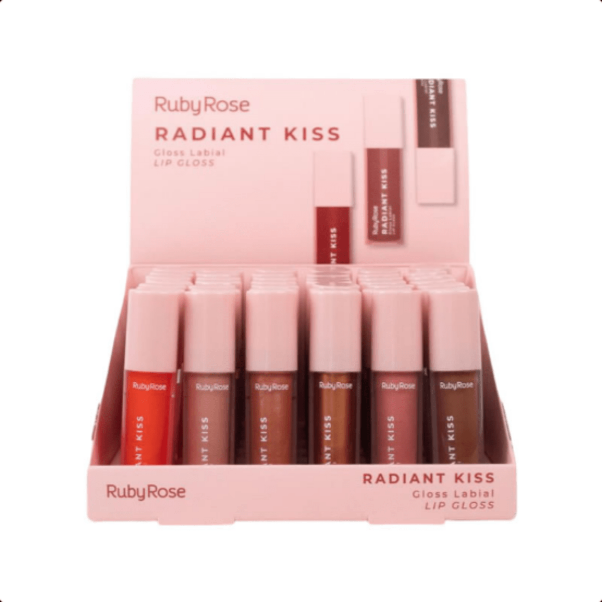 Gloss Radiante Kiss Ruby Rose Lançamento HL- L6400 | SHEIN Brasil