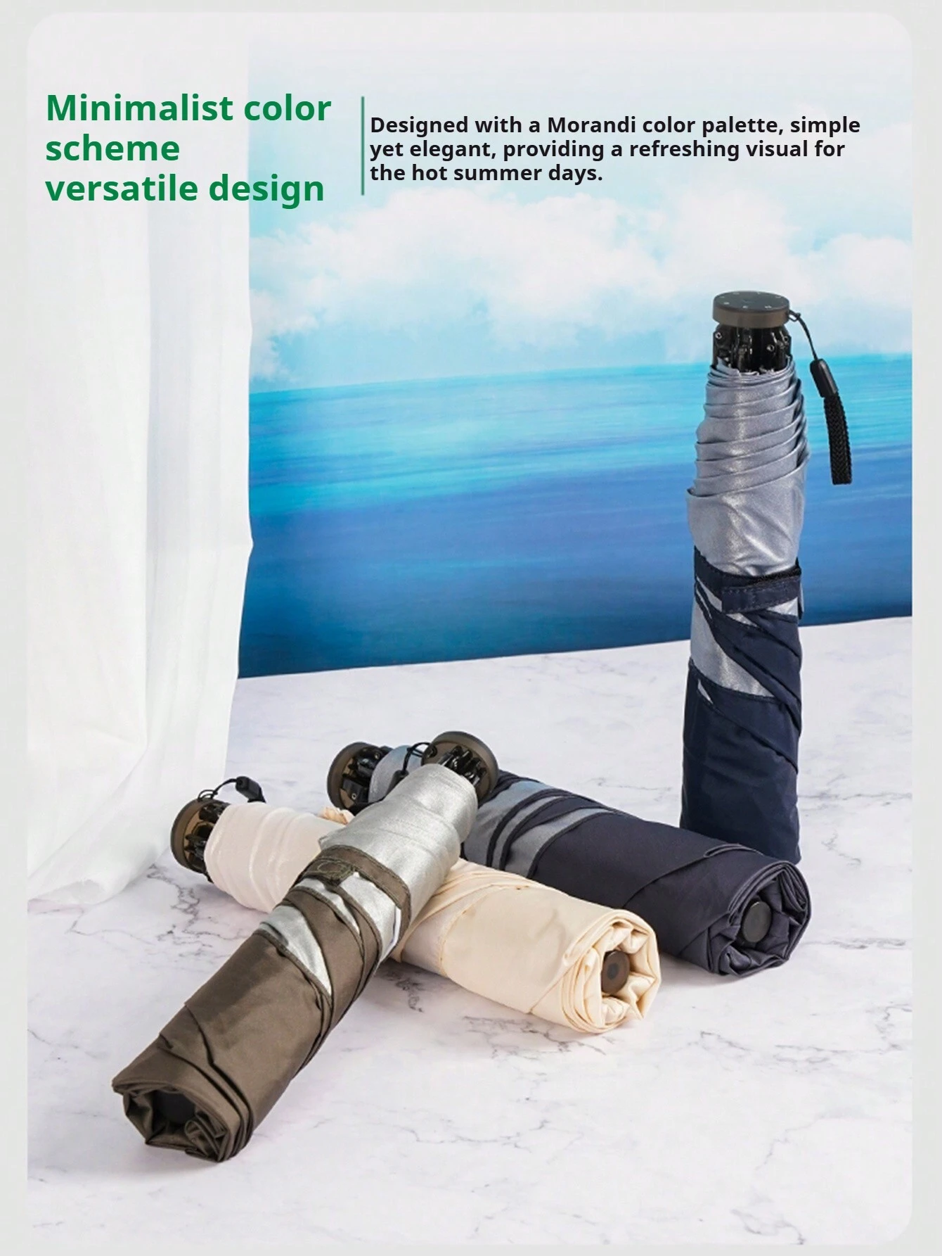 CAGIBEN Ultra-Light UV Protection Umbrella 84g Carbon Fiber Reinforced ...