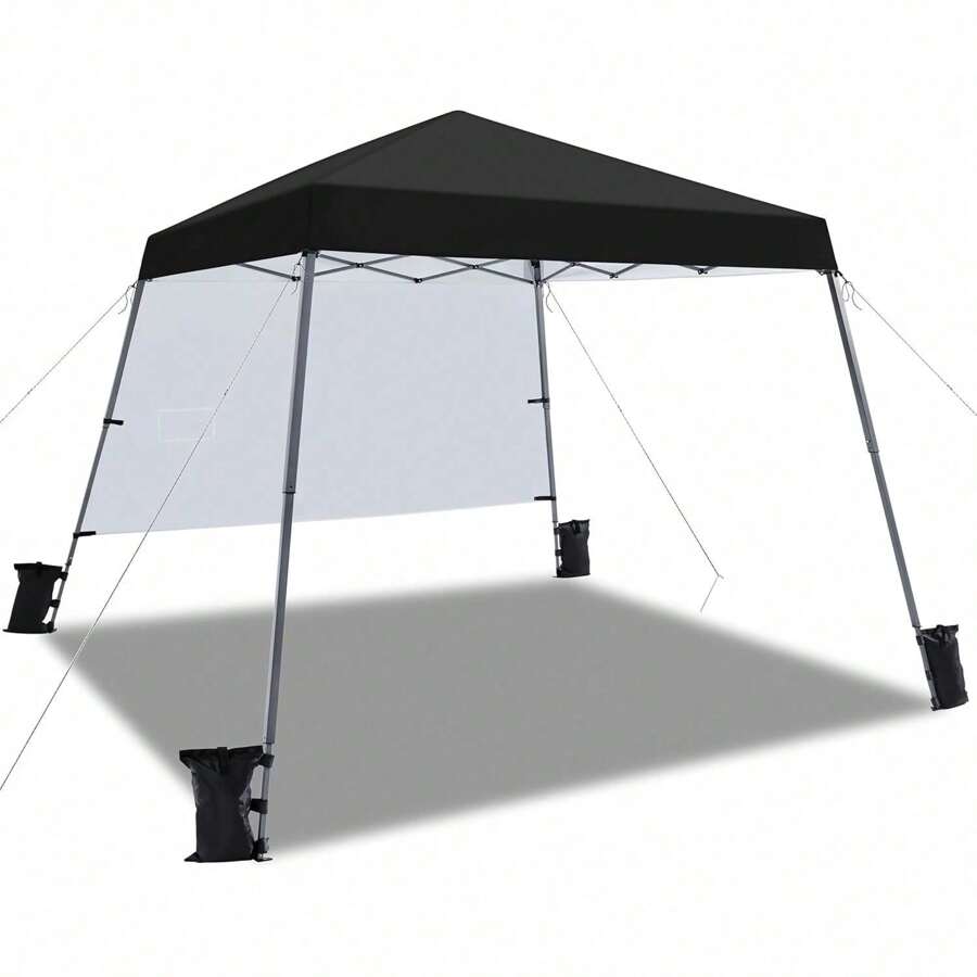 Pop Up Canopy Tent With Backpack, 10x10 Base Portable Easy One Person ...