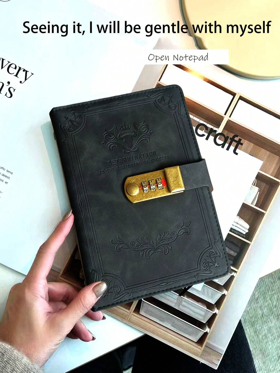 1pc Vintage Design Cover Notebook | SHEIN USA