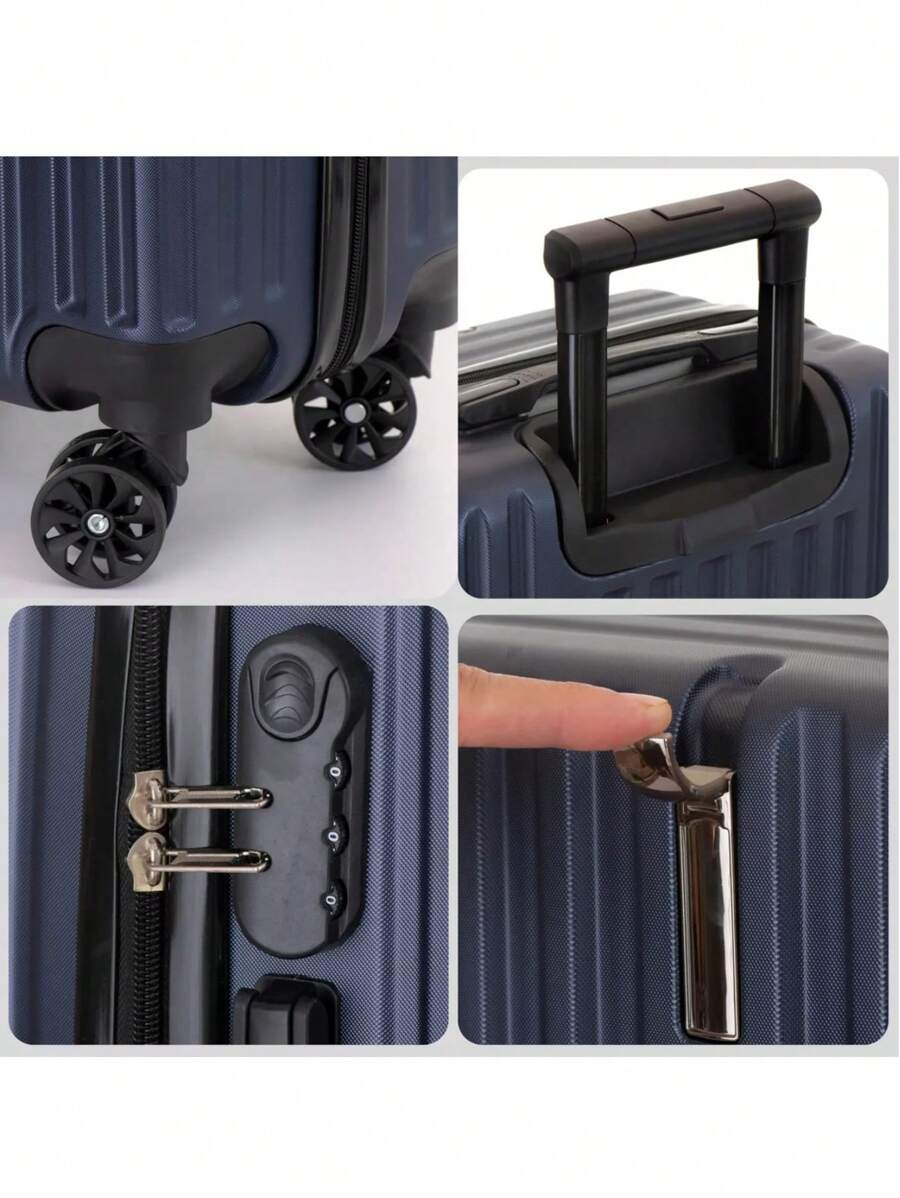 10KG Carry-On Suitcase With 360 ABS Wheels And Padlock, ANAC Standard Travel Suitcase | SHEIN ...