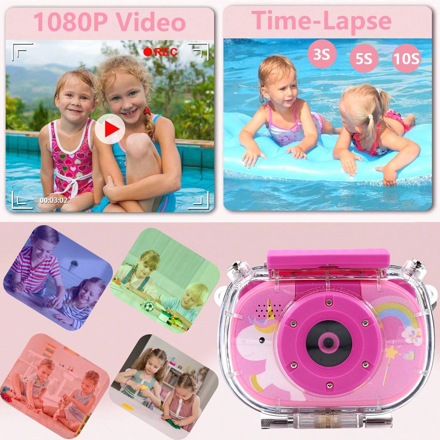 Câmera Fotográfica Digital com Impressão Instantânea para Crianças ...