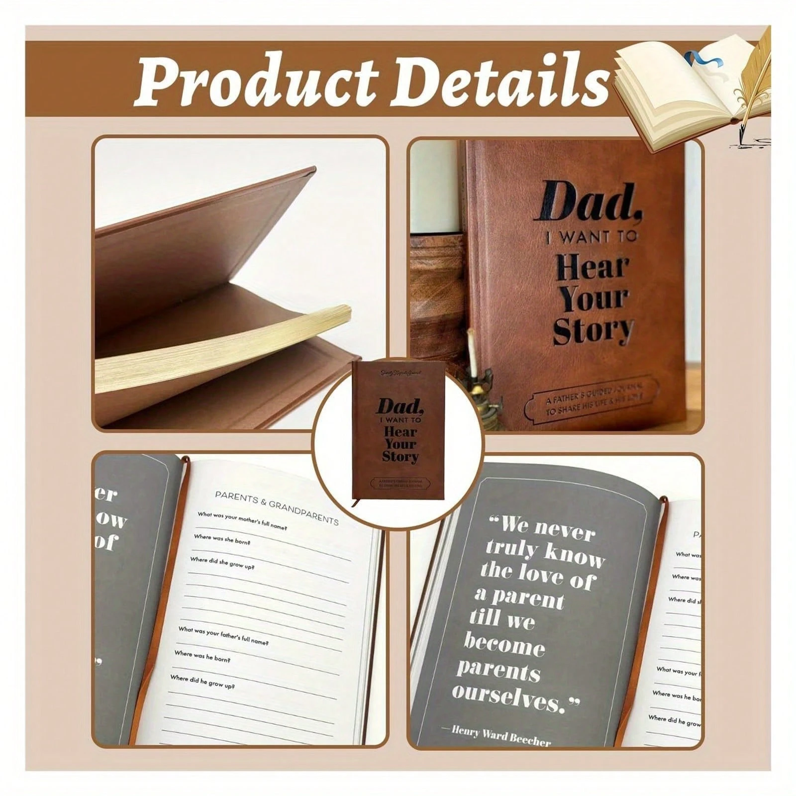 2 Packs Dad, I Want To Hear Your Story, Mothers Meaningful Memory Journal, A Mother's Mentoring ...