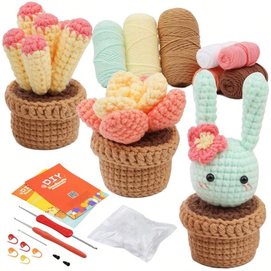 Complete Crochet Kit Beginner Crochet Kit For Adults With Tutorials ...