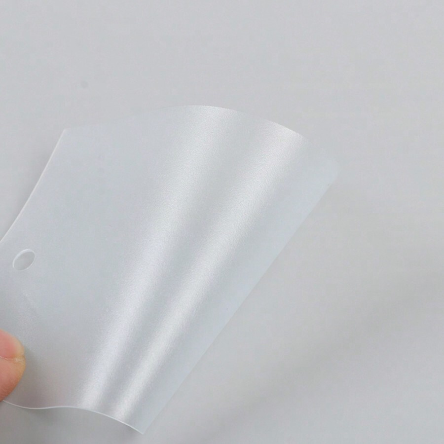 50 PCS 2x3.5 Inch Custom Frosted PVC Hang Tags With Nylon String ...