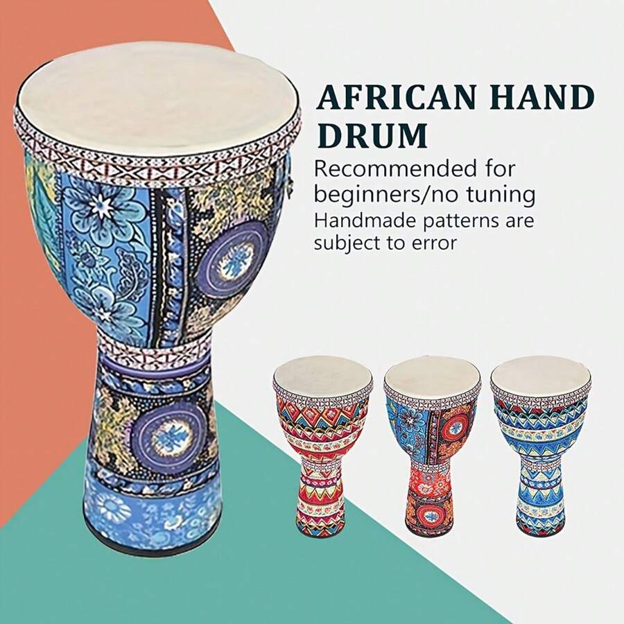 8.5 Inch African Drum Portable ABS Drum Room Color Djembe Hand Drum ...