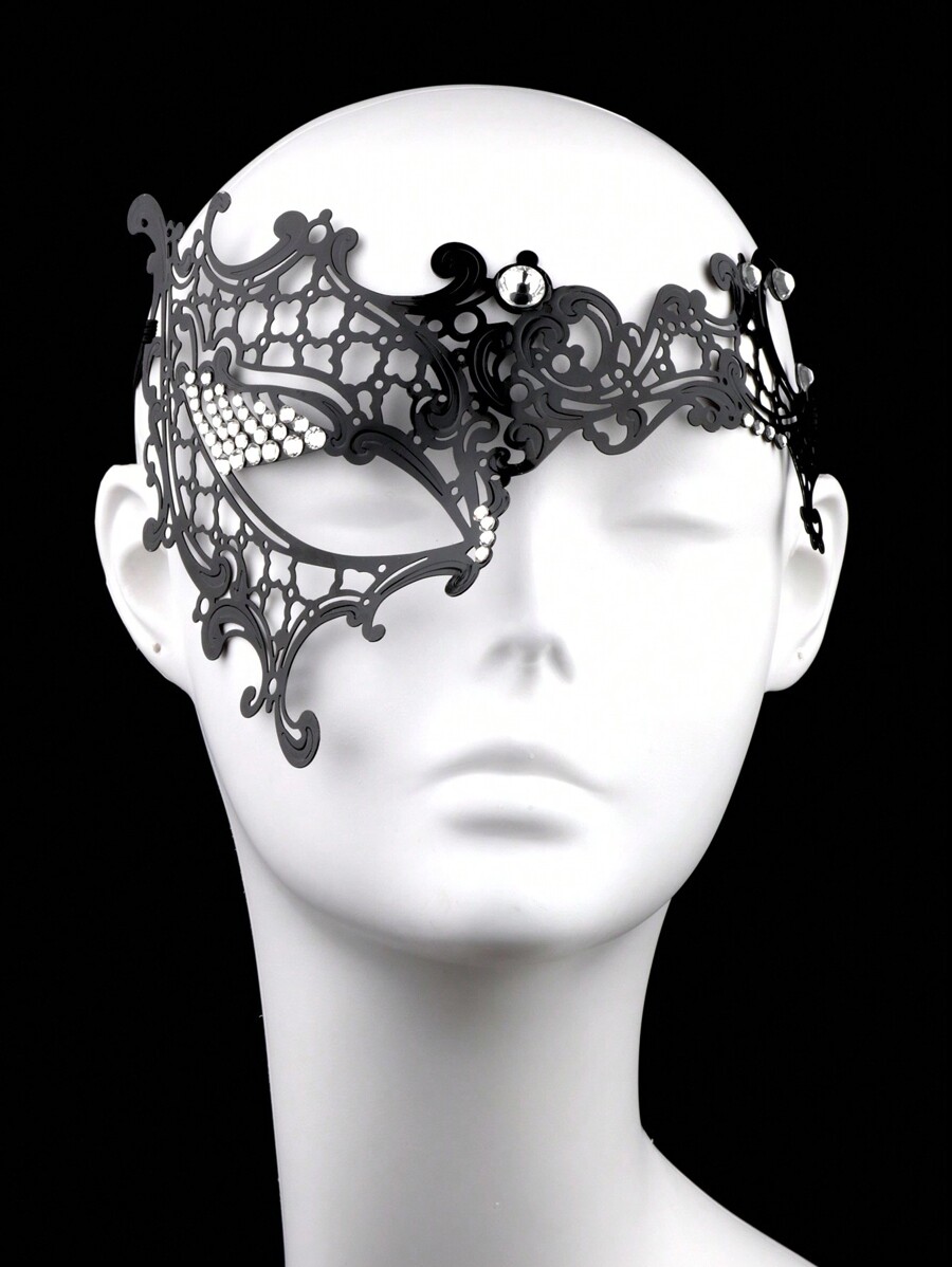 European & American Popular Metallic Baroque Half Face Masquerade Mask ...
