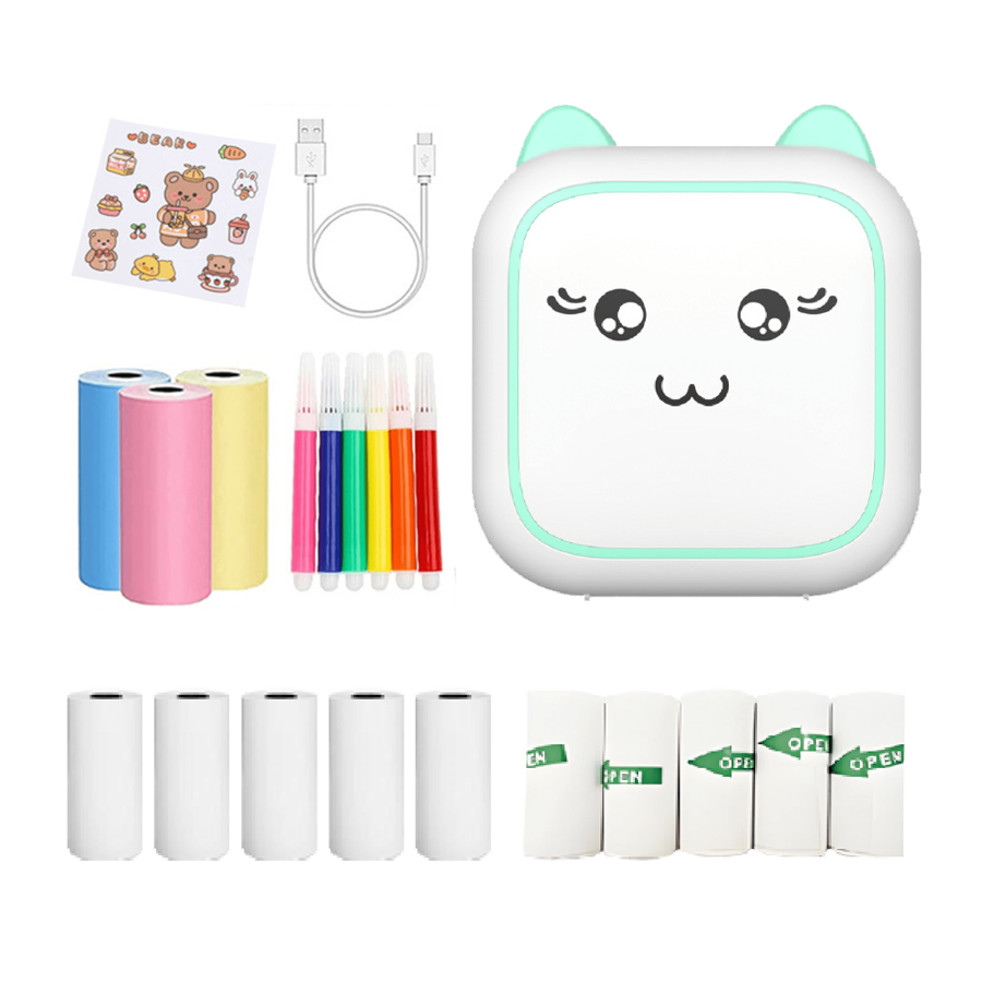 Portable Wireless Mini Printer - Thermal Printer Without Ink ...