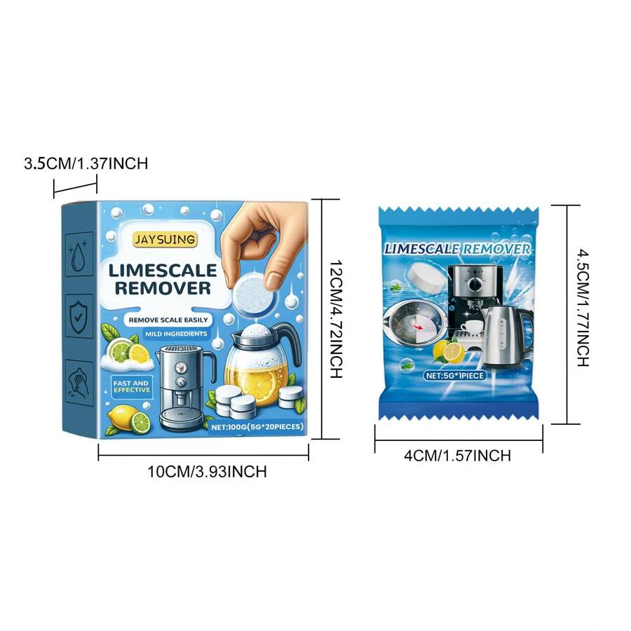 Multi-Purpose Descaling Effervescent Tablet Scale Cleaning Effervescent ...