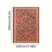 Large B5 Notebook, 128 Pages, Extra Thick Vintage Diary, European Style ...