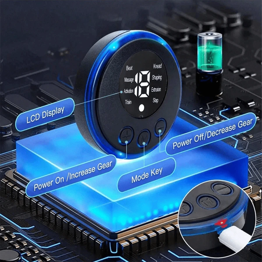 Remote Control Charging Board/4-In-1 Abs Stimulator, Muscle Toner ...