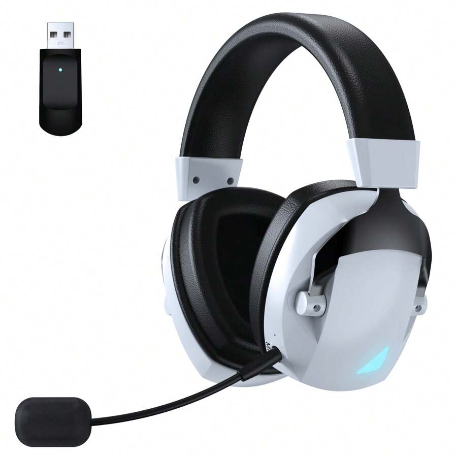 Kabelloses Gaming-Headset mit abnehmbarem Rauschunterdrückungs-Mikrofon ...