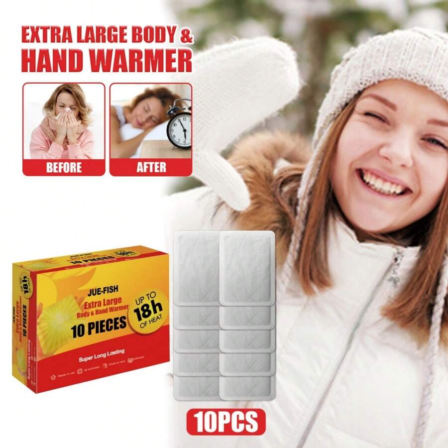 18 Hours Long-Lasting Warming Patch, Essential For Autumn/Winter, Keeps ...