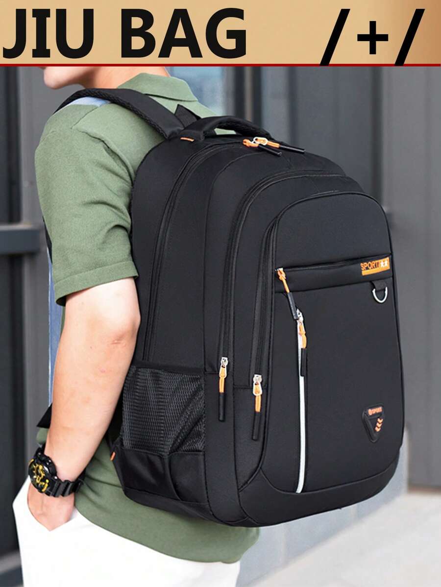 Light Business Style Nylon Men's Backpack, Business Trip Can Hold 15.6 ...