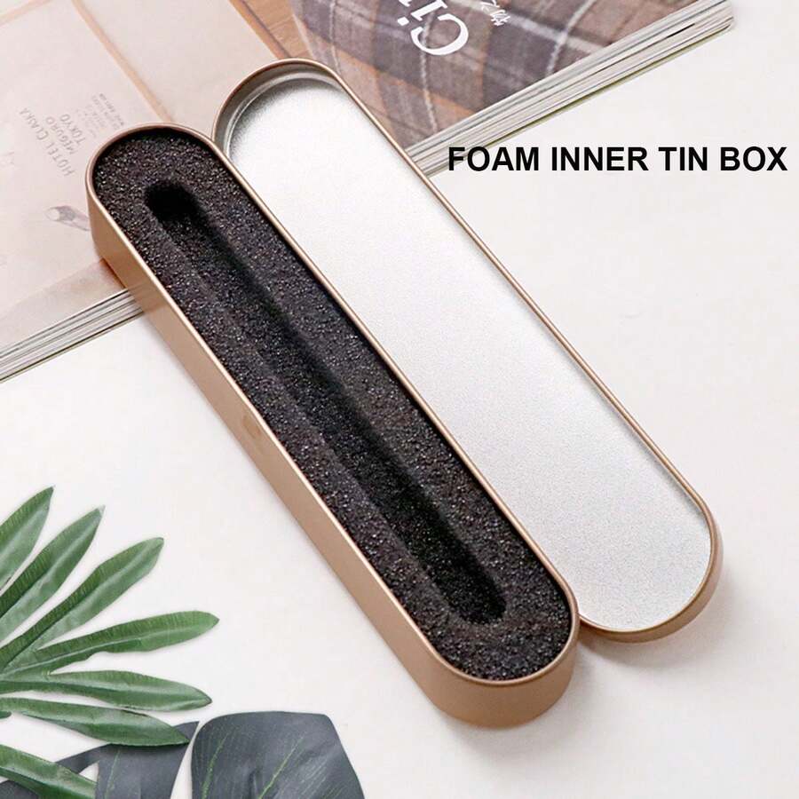 Custom Laser Engraved Durable Tin Box For Gift Pen Engrave Carved ...